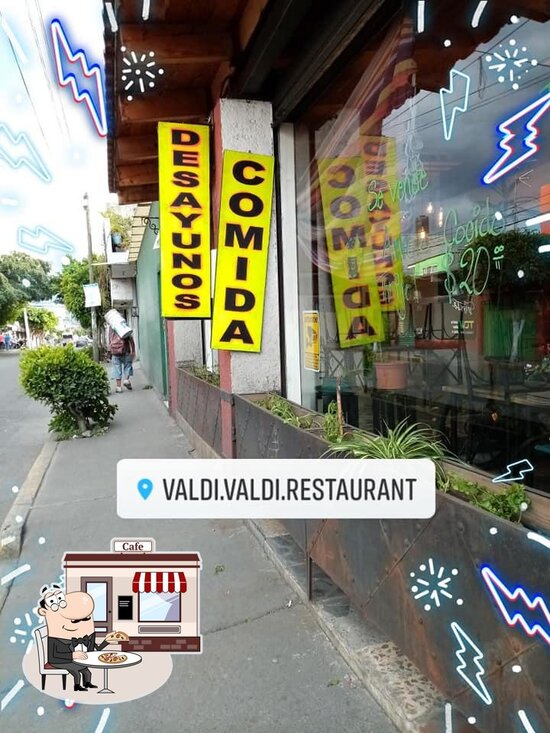Carta de Valdi valdi restaurant, Ciudad de México