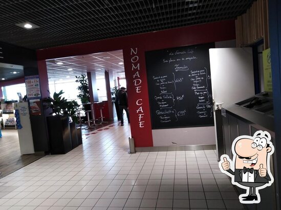 Menu au Nomade Café, La Rochelle