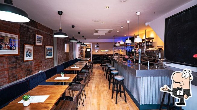 Menu at TOPO restaurant, Blackpool