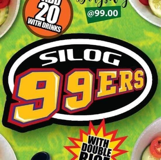 Menu at 99ers restaurant, Muntinlupa