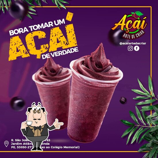 Menu em Açai Arte de Criar pub & Bar, Olinda