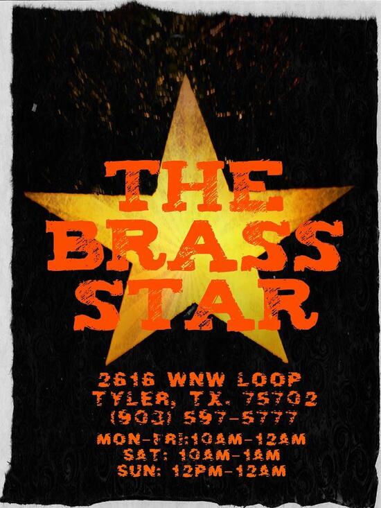 Menu at The Brass Star Club, Tyler