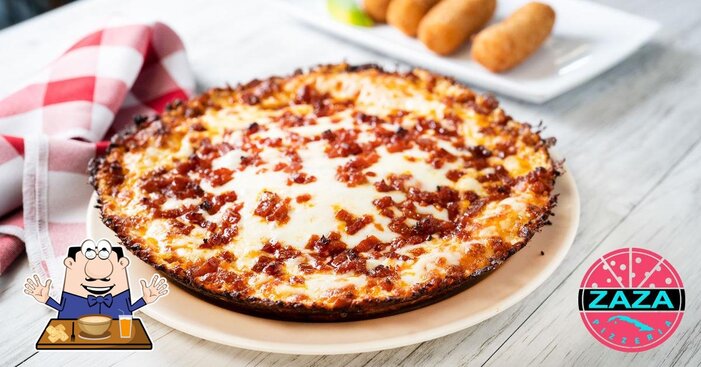 Menu at Zaza Pizza restaurant, Hialeah