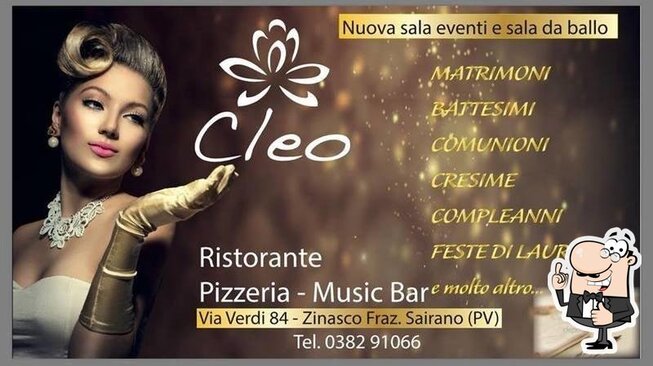 Menu da Cleo Café pizzeria, Sairano