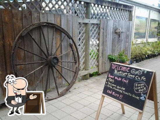 Menu at Native Tree Cafe, New Zealand