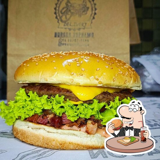 Menu at Burger Supremo restaurant, Bauru