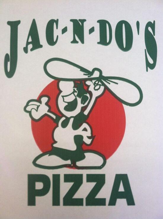 Carta de pizzería Jac & Do's Pizza of Indian Lake, Russells Point