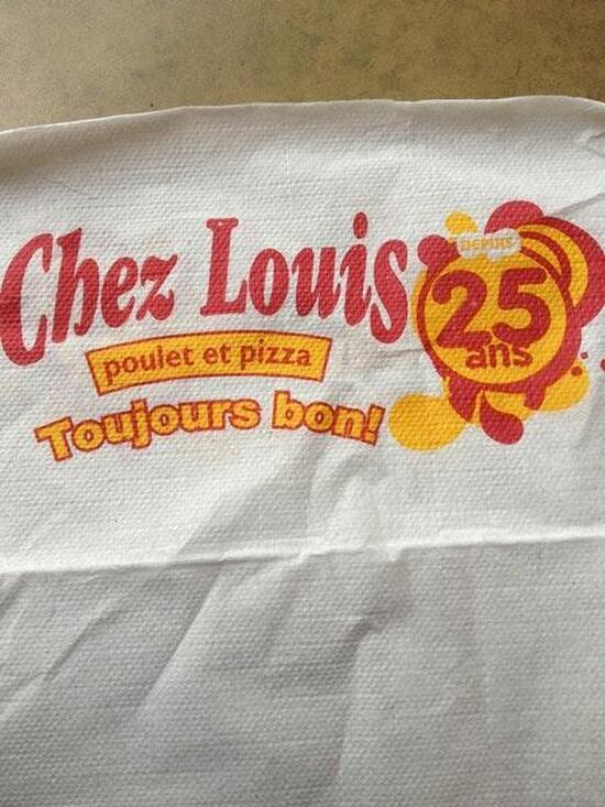 Menu au Chez Louis poulet et pizza restaurant, Drummondville, 150 Rue ...