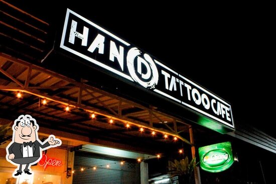 Menu at Hand Tattoo Cafe, Surat Thani