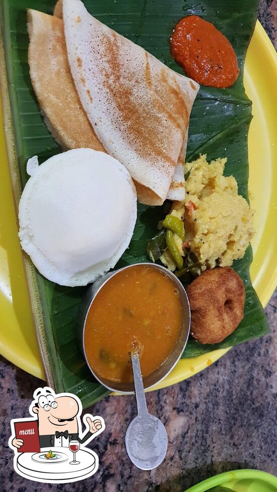 Menu at Srinivasa Hotel, Tirupati
