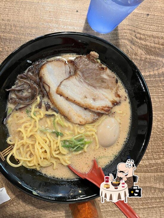 Menu at Umami Ramen restaurant, Folsom