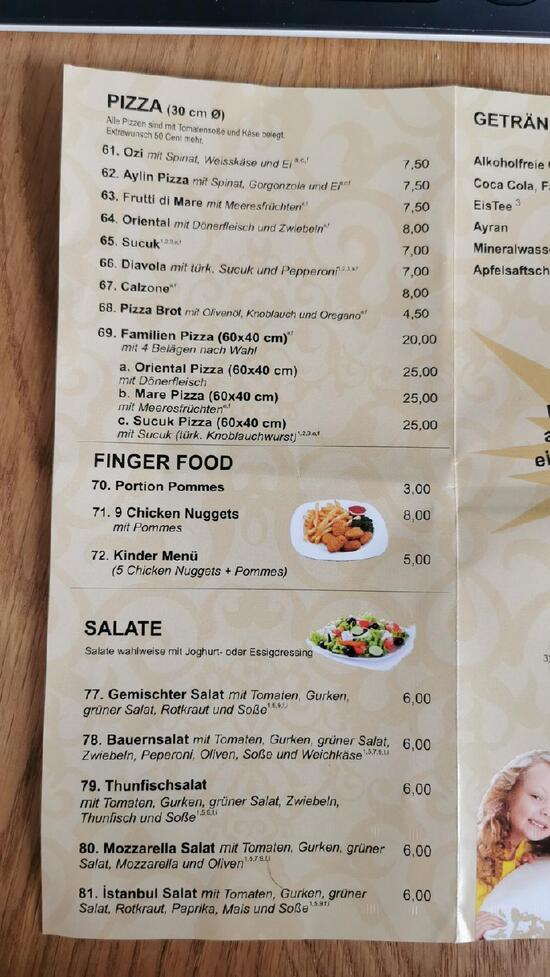 Speisekarte von İSTANBUL KEBAP HOUSE, Laupheim