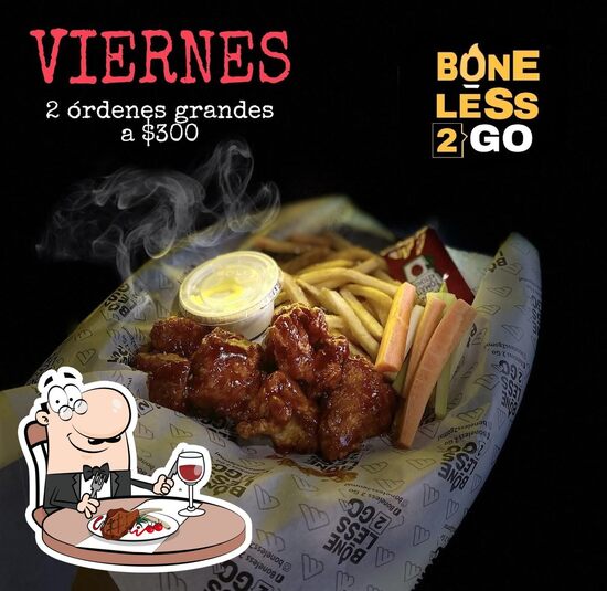 Carta del restaurante Boneless 2 Go, Mexicali, Calz Lombardo Toledano 1099