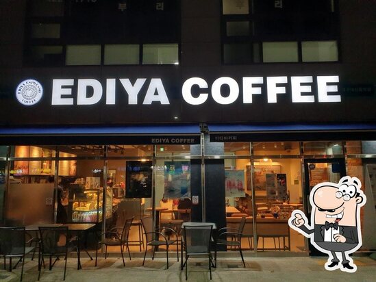 Menu at Ediya Coffee Daegu daesin central Branch cafe, Daegu