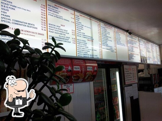 Menu at Double Happy Chinese Takeaways fast food, Auckland
