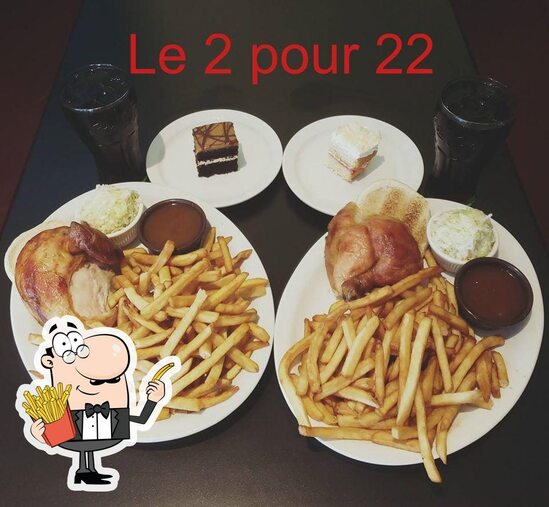 Menu au Coq-o-bec rock forest restaurant, Sherbrooke