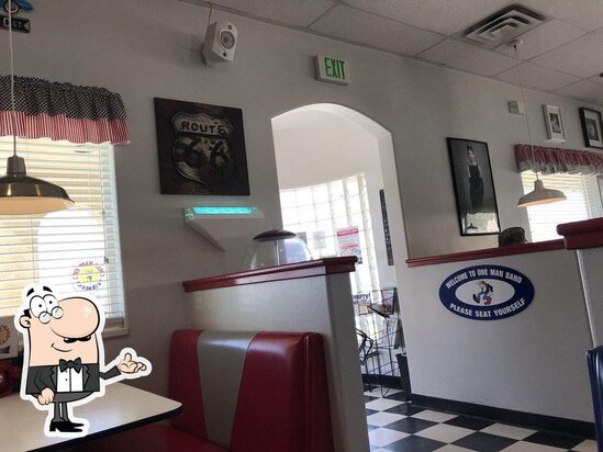 Menu at One Man Band Diner restaurant, Nephi, UT-132