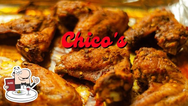 Menu at Chico's pizzeria, Bolton
