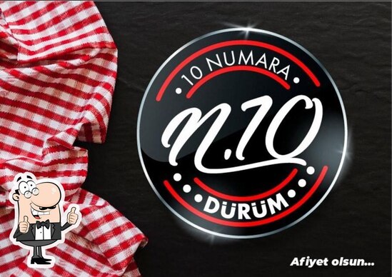 Menu at N.10 DÜRÜM, Rize