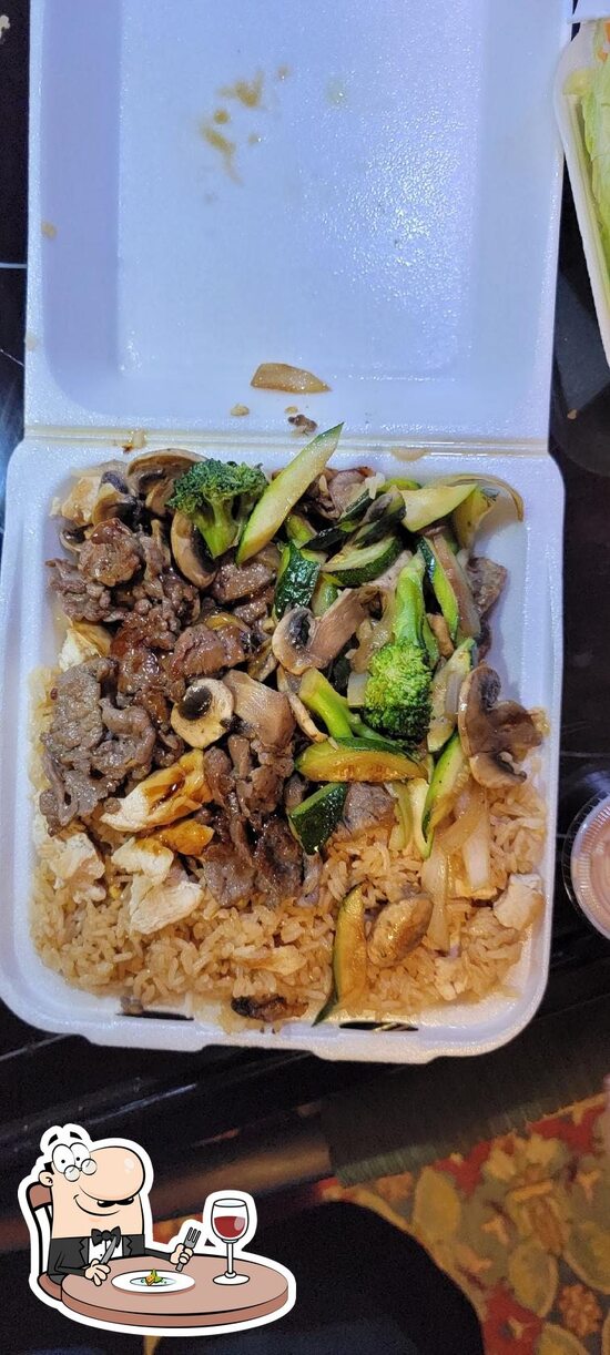 Menu at OEC Japanese Express restaurant, Oxford, Jackson Ave W