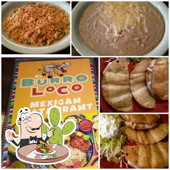Menu at El Burro Loco Downtown restaurant, St. Louis