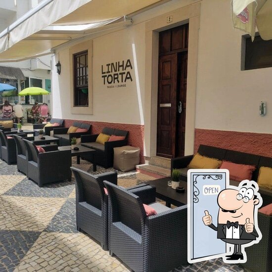 Menu em Bar Linha Torta, Albufeira