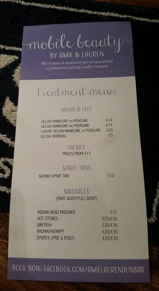 Menu at The Green Dragon Inn pub & bar, Northlew