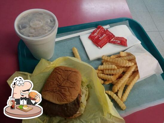Menu at Burger Factory restaurant, Shafter