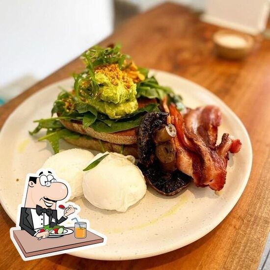 Menu at Boy & Bloom cafe, Adelaide