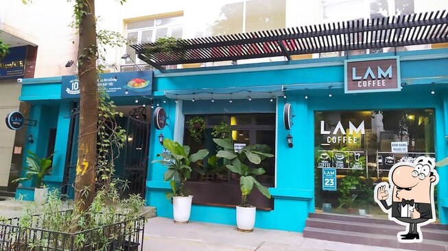 Menu at Lam Coffee cafe, Hanoi, 19 P. Nguyễn Thượng Hiền