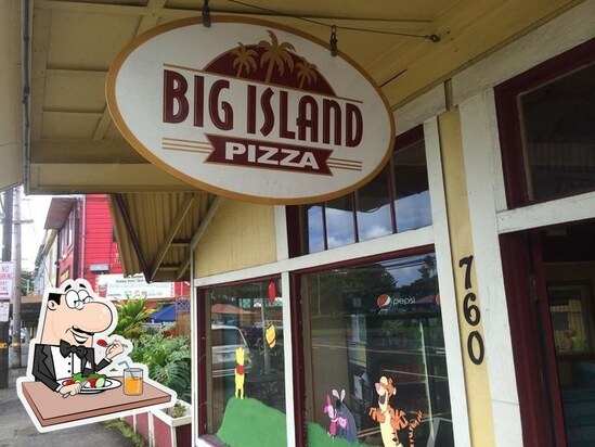 Menu at Big Island Pizza pizzeria, Hilo, 760 Kilauea Ave