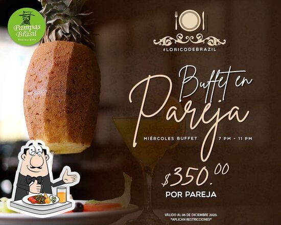 Menu at Pampas Torreon steakhouse, Torreón, 421 Paseo de la Rosita