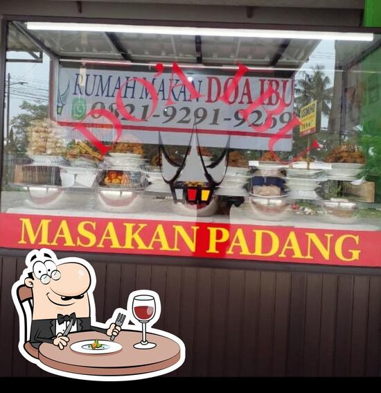 Menu at RM PADANG DOA IBU restaurant, Karet