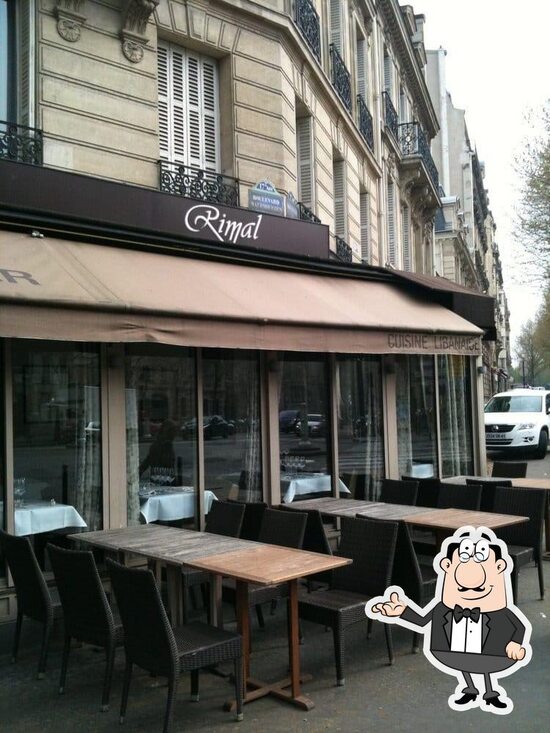 Menu au Rimal restaurant, Paris, 119 Boulevard Malesherbes