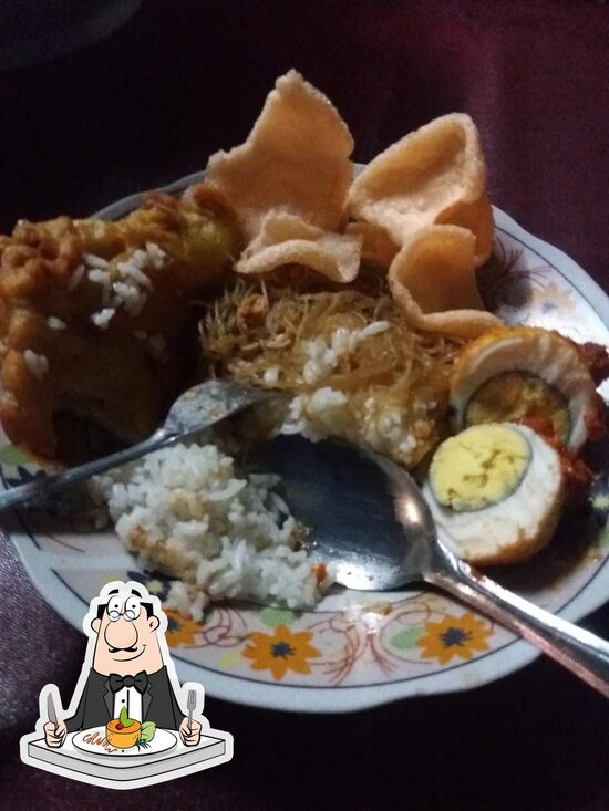 Menu at Nasi uduk dan Lontong Andhika Motor restaurant, West Jakarta