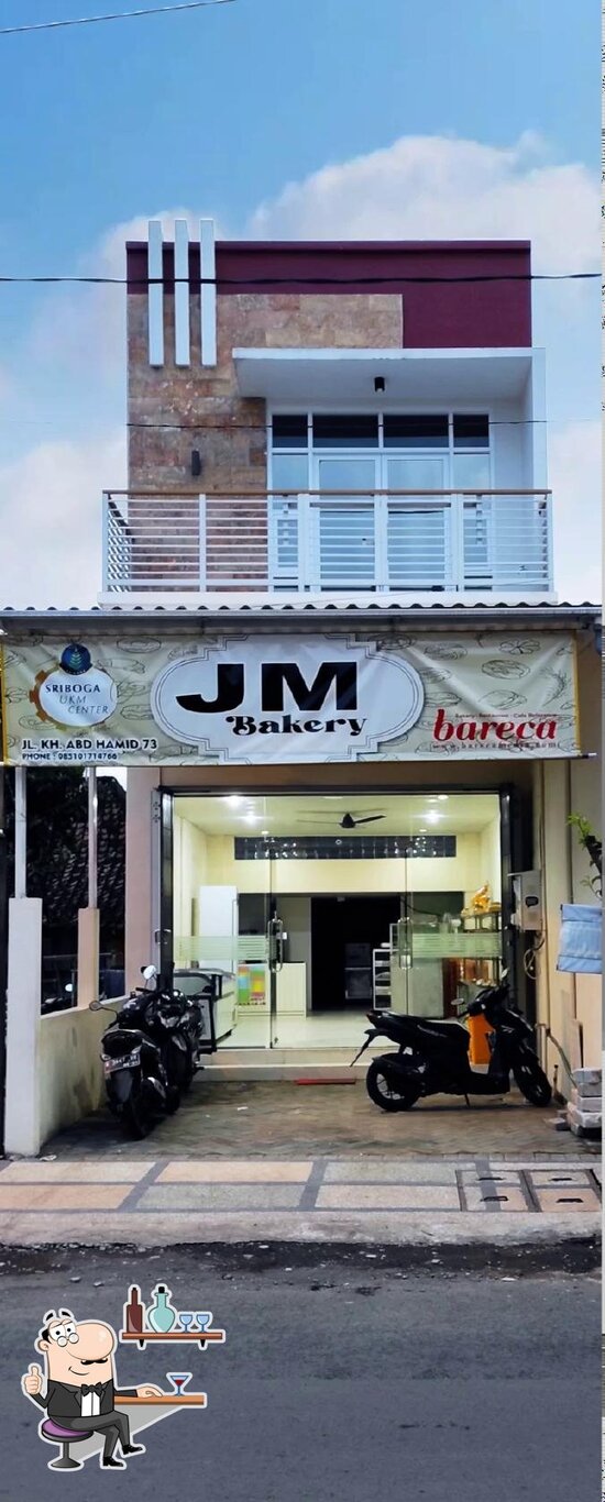 Menu at JM Bakery, Pasuruan