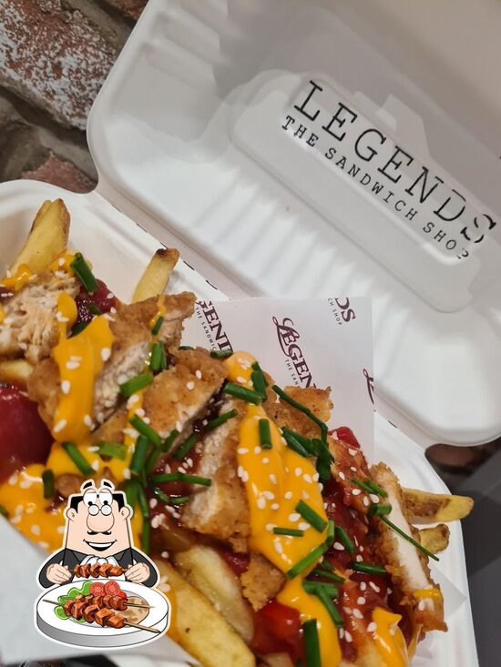 Menu at Legends the Sandwich Shop, Coventry, 288 Charter Ave
