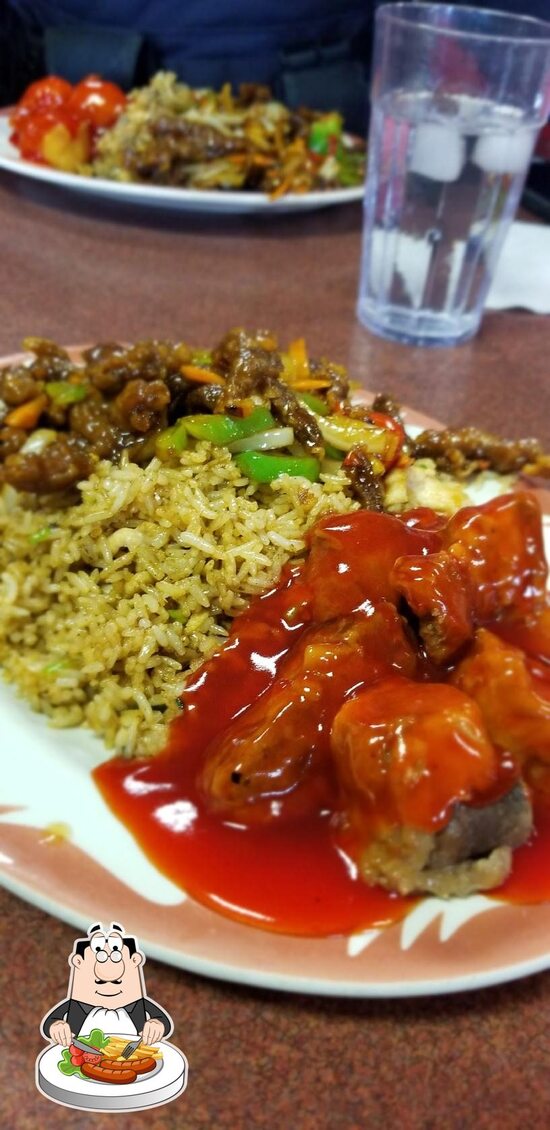 Menu at Peking Cafe, Trochu