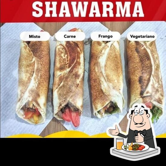 Menu at Mr Shawarma restaurant, Tubarão