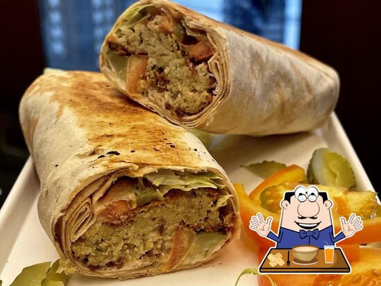 Menu at Master Shawarma restaurant, Curitiba