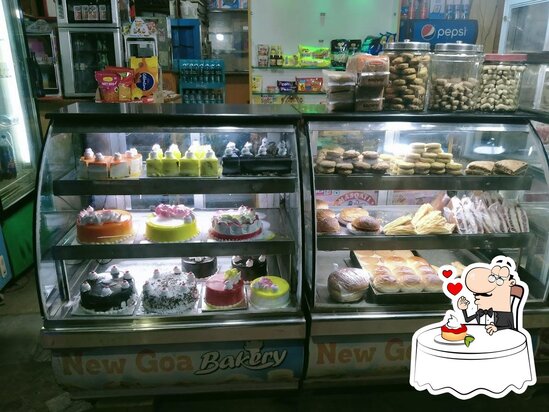 Menu at New Goa bakery, Secunderabad