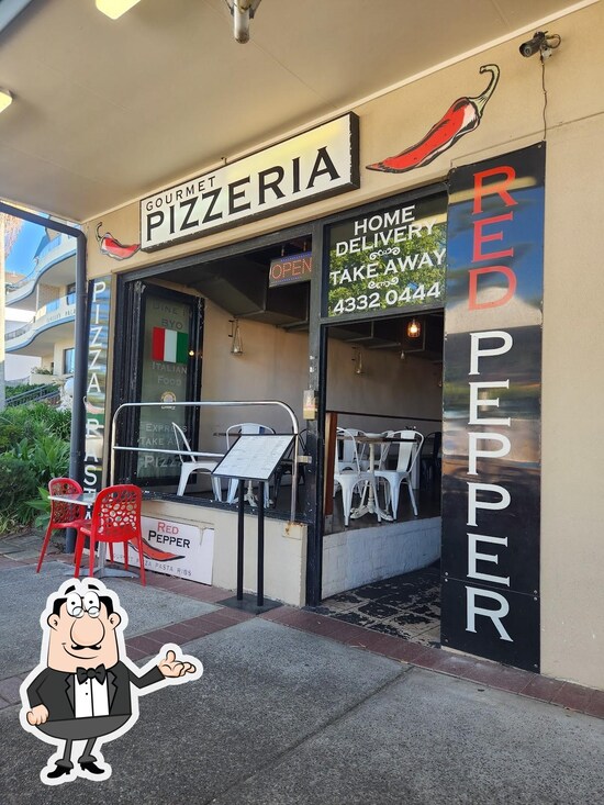 The Red Pepper Gourmet Pizza and Pasta, The Entrance - Restaurant menu ...