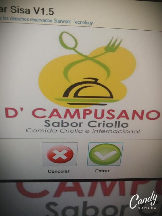 Menu at D'campusano sabor Criollo. restaurant, San Cristobal