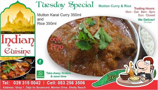 Menu at Green chilli fine dining restaurant, Margate