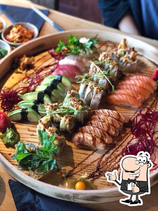 Menu at ONO sushi restaurant, Solna