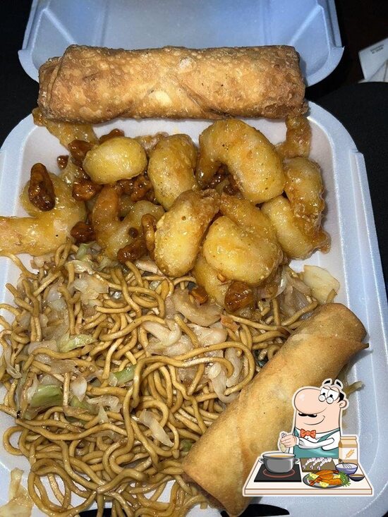 Menu at Panda Express fast food, Tehachapi