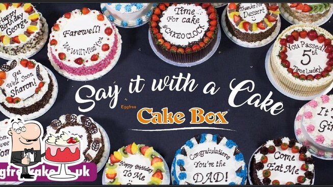 Menu at Cake Box Nine Elms, London