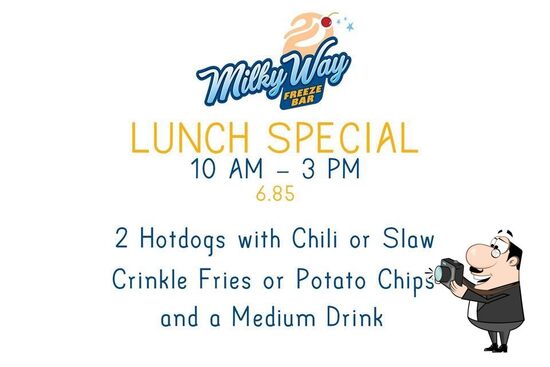 Menu at Milky Way Freeze Bar, Lincolnton