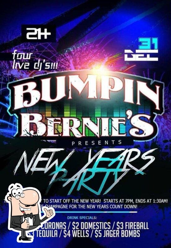 Menu at Bumpin Bernie's pub & bar, Twin Falls