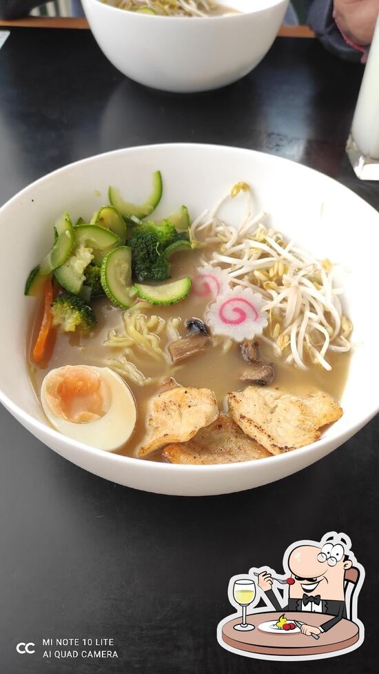 Menu at Ramen Boss restaurant, Mexico City